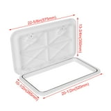 "Kojem Marine Deck Access Hatch & Lid 24"" x 14"" | Durable, 180 Hinge ...