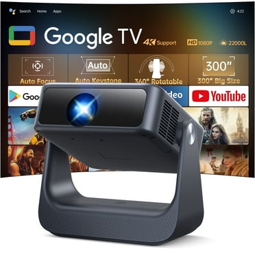 ViewSonic LX60HD 1080p LED Portable Projector Built-in Google TV and ...