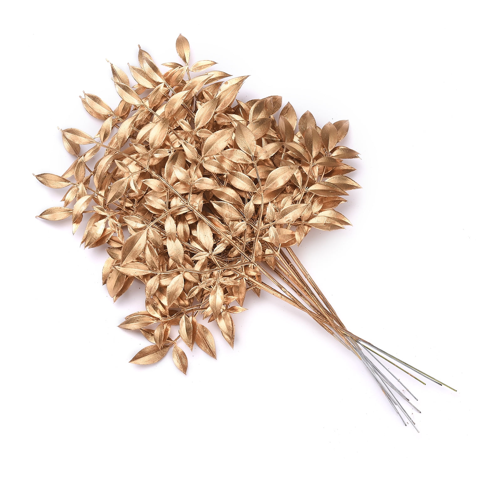 6 Pack Simulation Grain Branch Artificial Flowers Faux Golden Grass ...