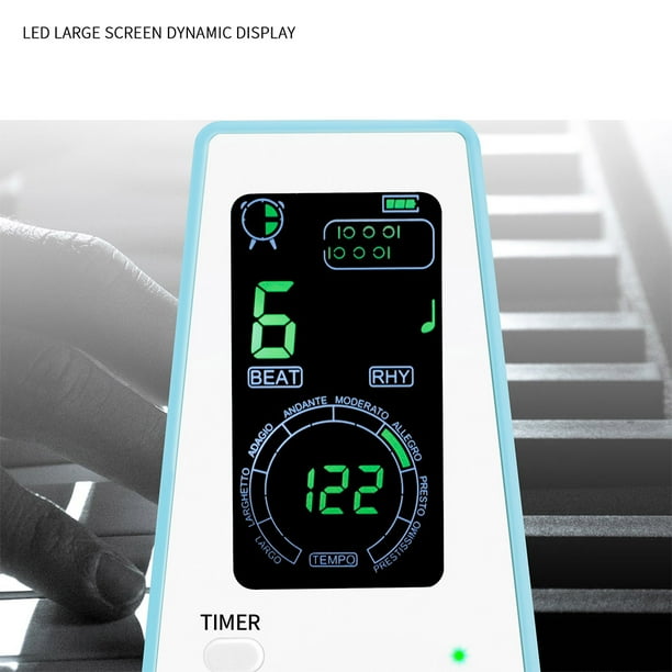 Digital Metronome with Timer Universal Volume Tempo Adjustable ...