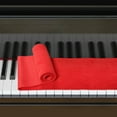 Hyasfey Piano Keyboard Anti-Dust Cover Flannel Key Cover Cloth 88 Keys ...
