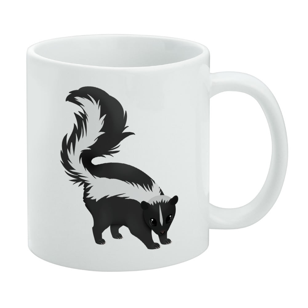 Skunk Posing White Mug - Walmart.com