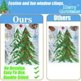 9-Piece Christmas Static Window Clings Set - Double-Sided Snowflake ...