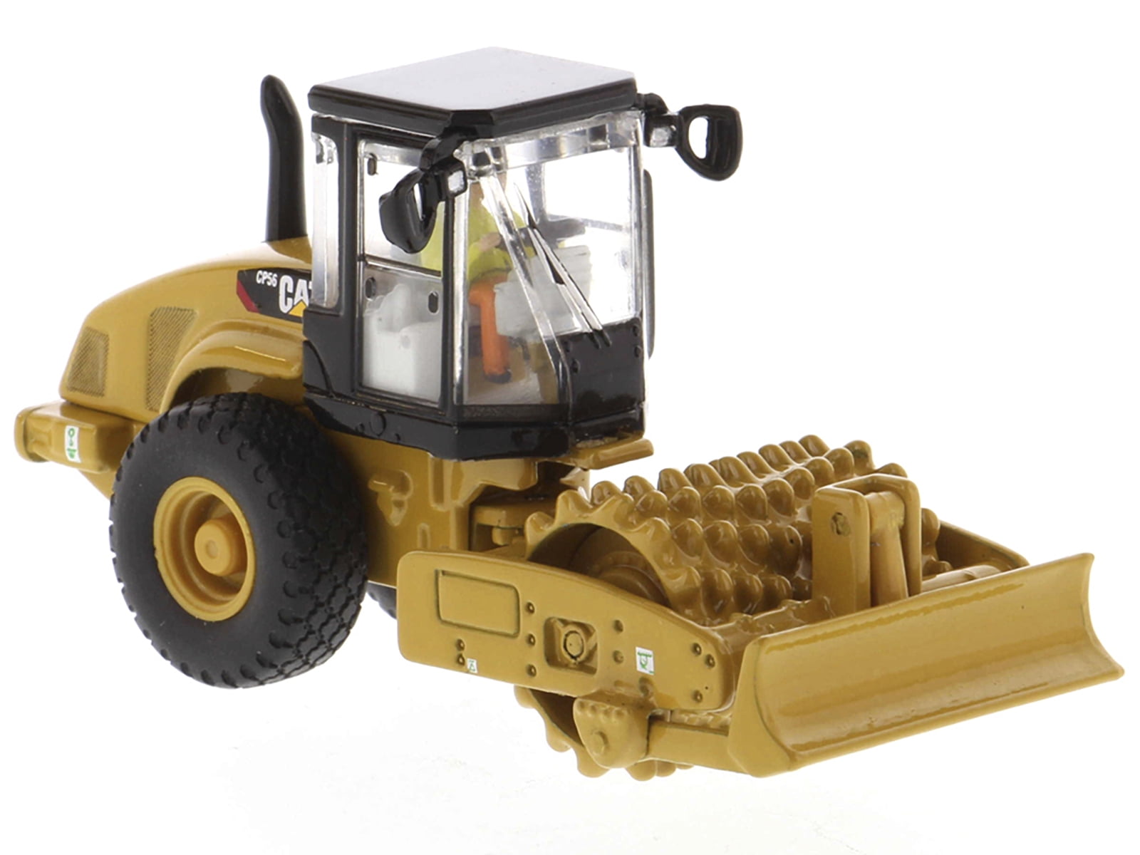 Diecast CAT Caterpillar CS56 Padfoot Drum Vibratory Soil Compactor with ...