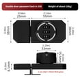 Keyless Glass Cabinet Lock Cabinet Combination Lock Twist Knob Hasp ...