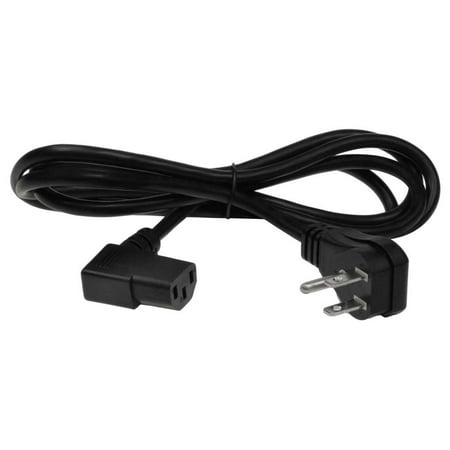 SF Cable NEMA 5-15P to C13 Standard Power Cord Right Angle, 12 feet ...