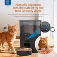 Automatic Cat Feeder with Camera, Adjustable WiFi App Pet Food ...