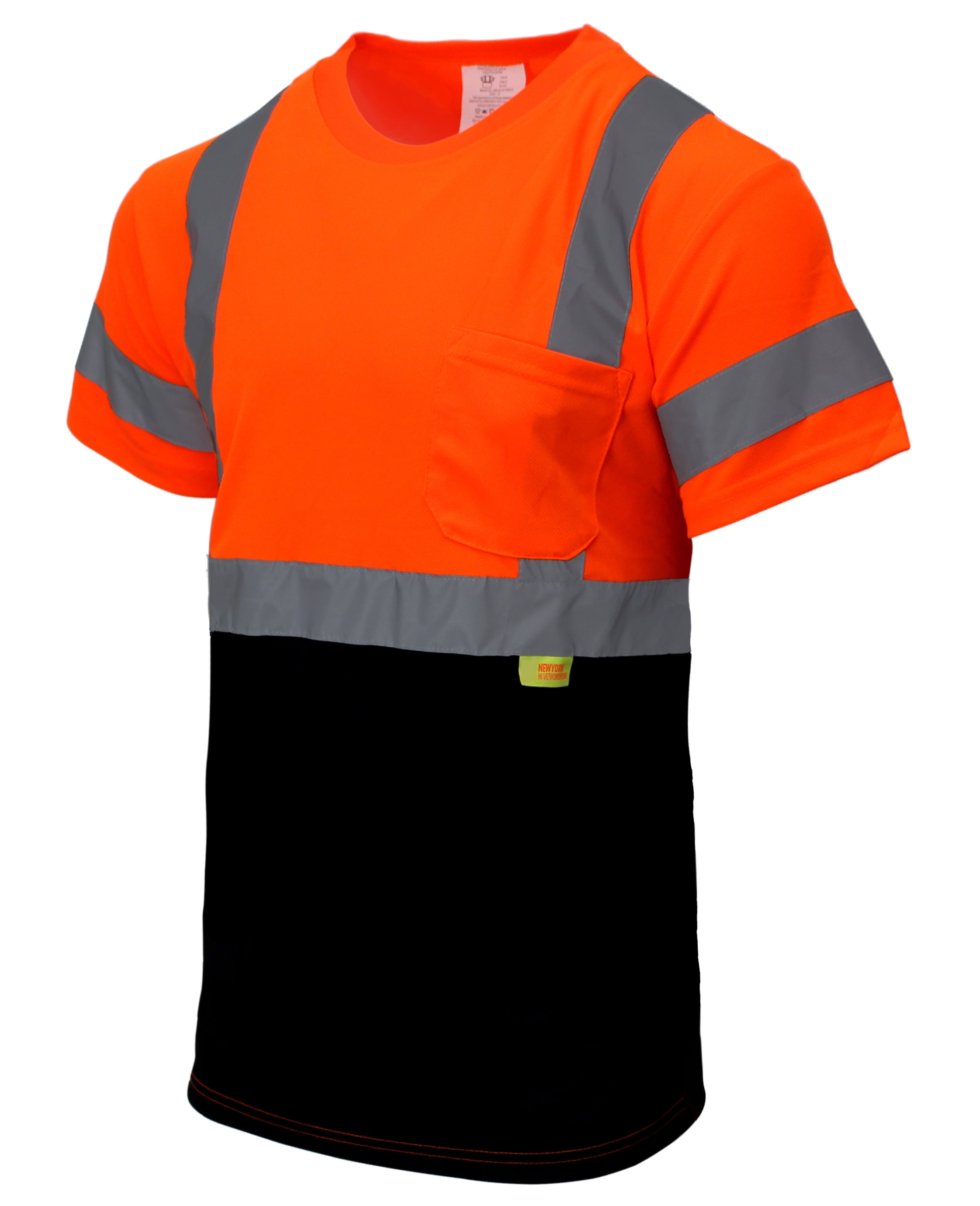 NY BFS8511 High-Visibility Class 3 T Shirt with Moisture Wicking Mesh ...