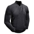 HOOMEUMY Shirts for Men Long Sleeve Long Sleeve Comfy Crew Neck Spring ...