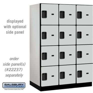 Global Industrial 254116GY 12 x 12 x 72 in. Single Tier Infinity Locker ...