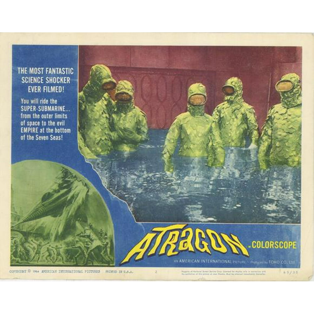 Atragon - movie POSTER (Style B) (11" x 14") (1965) - Walmart.com ...