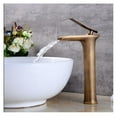 Antique Basin Faucets Waterfall Faucet Bathroom Faucet Single handle ...
