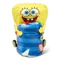 SpongeBob SquarePants Kids Hugger with Silk Touch Throw Blanket, 50x60 ...