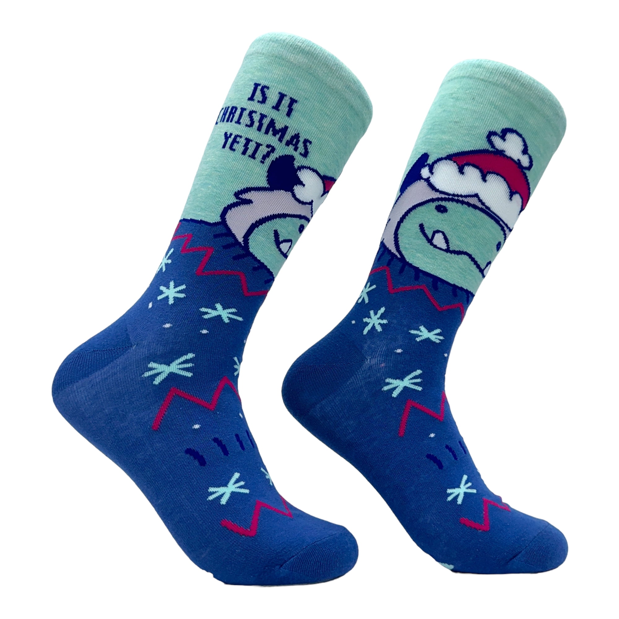 Click here for Crazy Dog T-Shirts Is It Christmas Yeti Socks Funn... prices