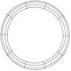 Panacea Wire Wreath Frame, Green, 20" - Walmart.com