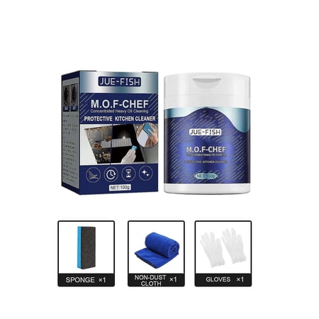 20% Off,100ml Kitchen Cleaner Powder, Mof Chef Cleaning Powdersolve ...