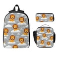 Baseball and American flag Backpack Set,3PCS Backpack Set with ...