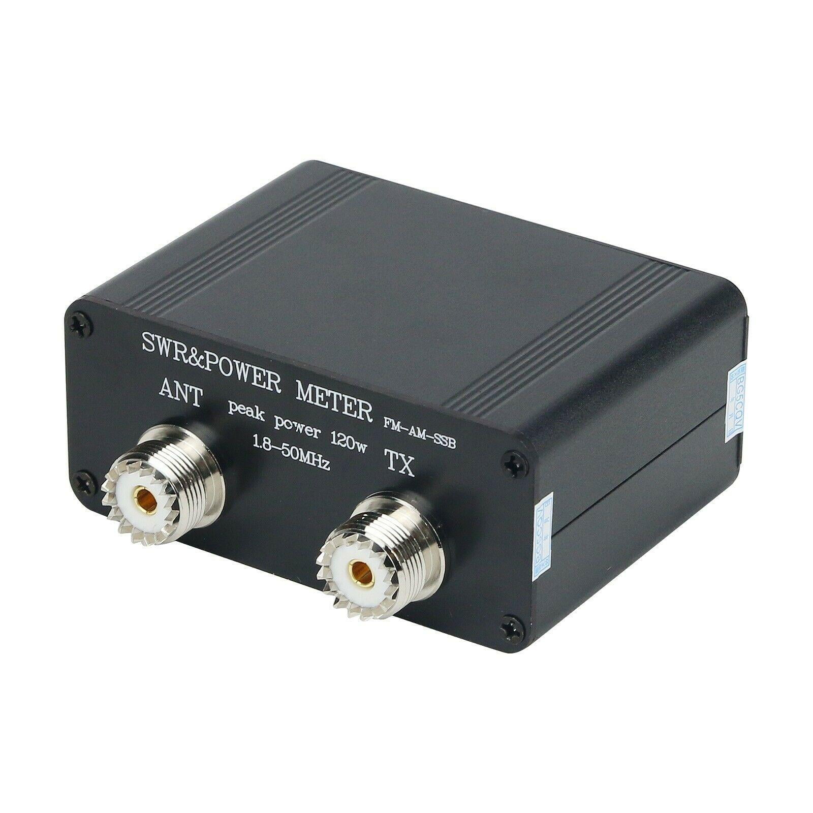 1*Power Watt Meter SWR & Power Meter Peak Power 120W FM-AM-SSB SWR 1 ...