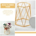 OUNONA Nordic Style Metal Flower Plant Pot Planter Metal Plant ...