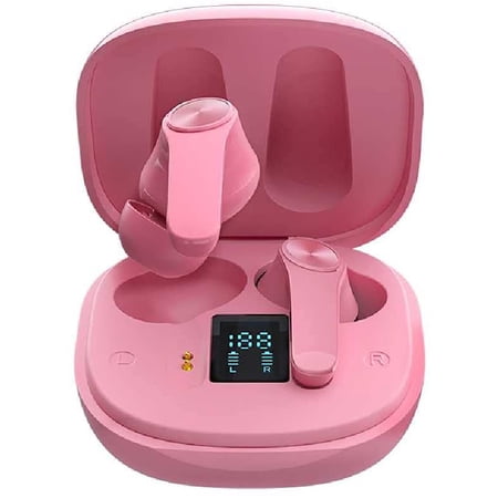 Wireless Bluetooth Headset TWS Subwoofer Headset Digital Display Mini 5 ...