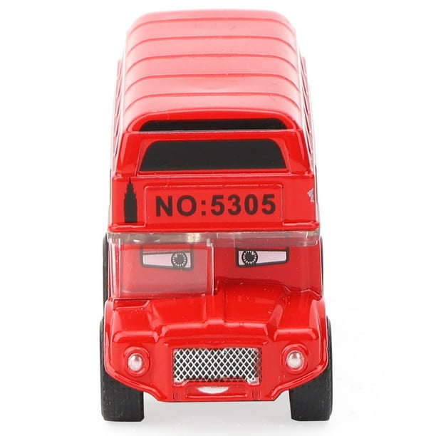 Mini Cartoon Alloy Bus Toy, Highly Simulation Durable Children Kid Pull ...
