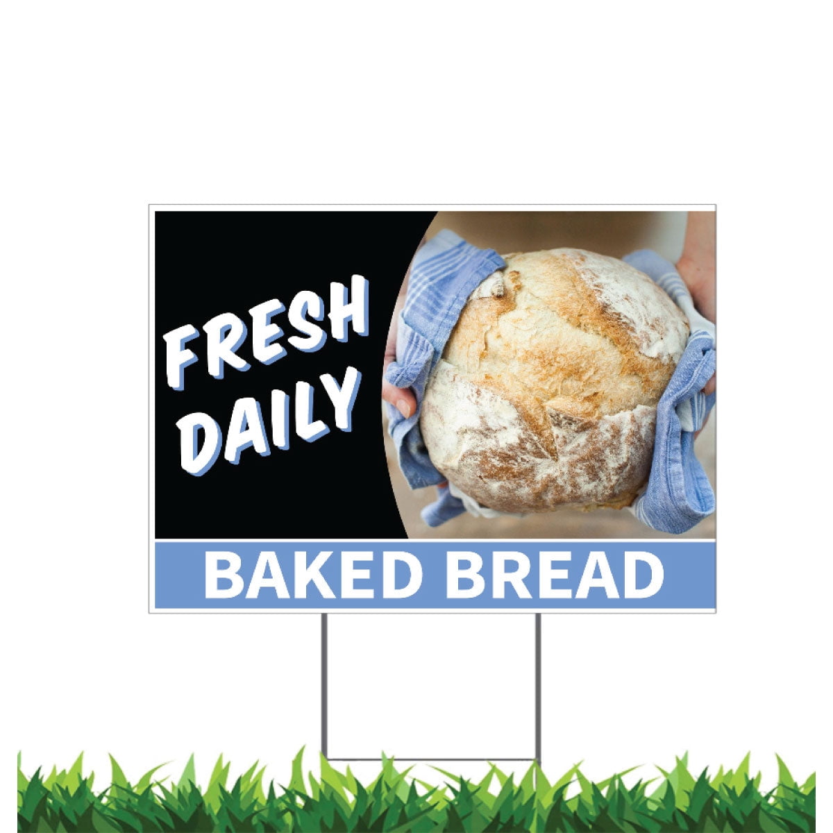 Fresh Baked Bread, Yard Sign, 18x12, 24x18, 36x24, v2 - Walmart.com