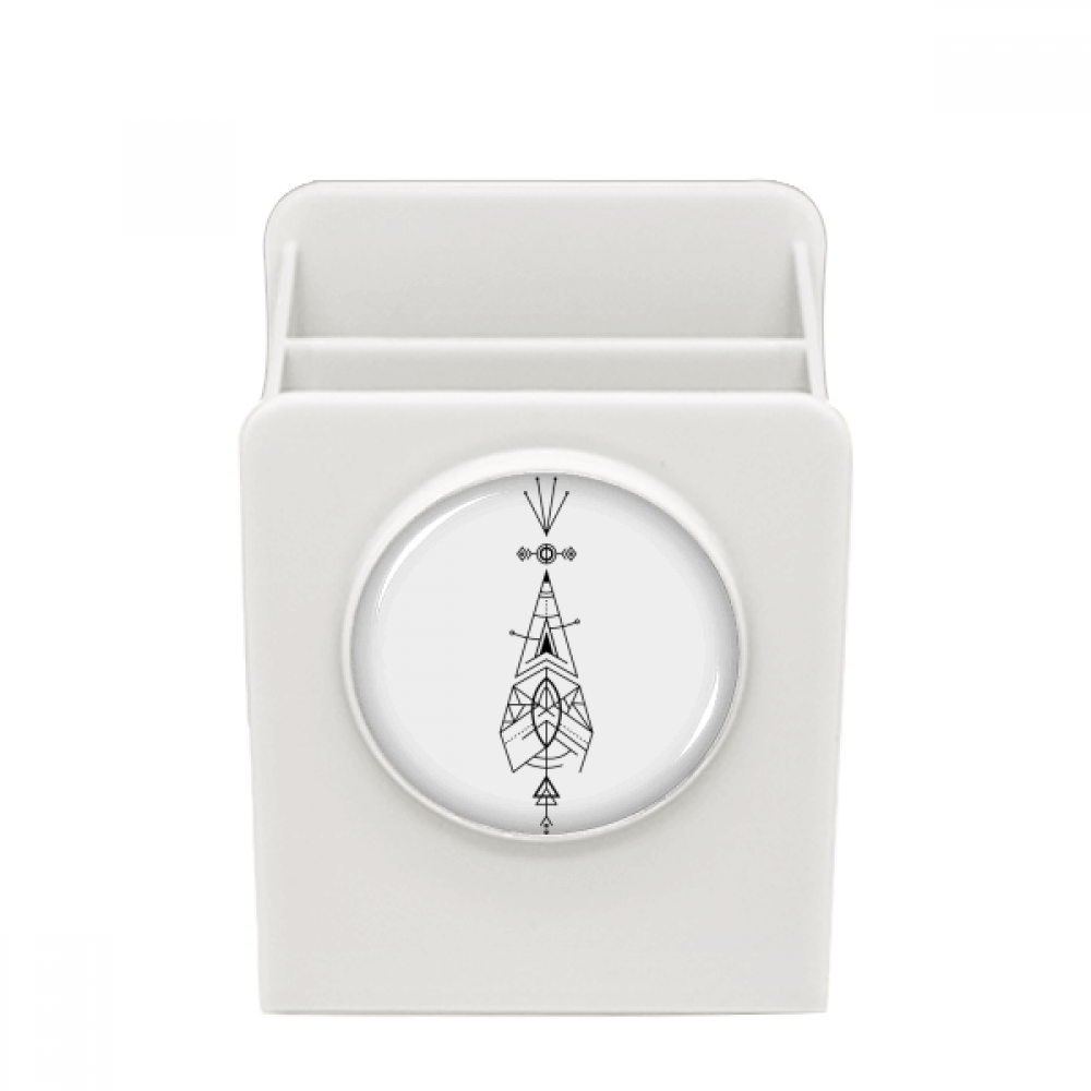 Starry Sky Totem Geometry Alien Desk Pencil Holder Cup Pen Organizer ...