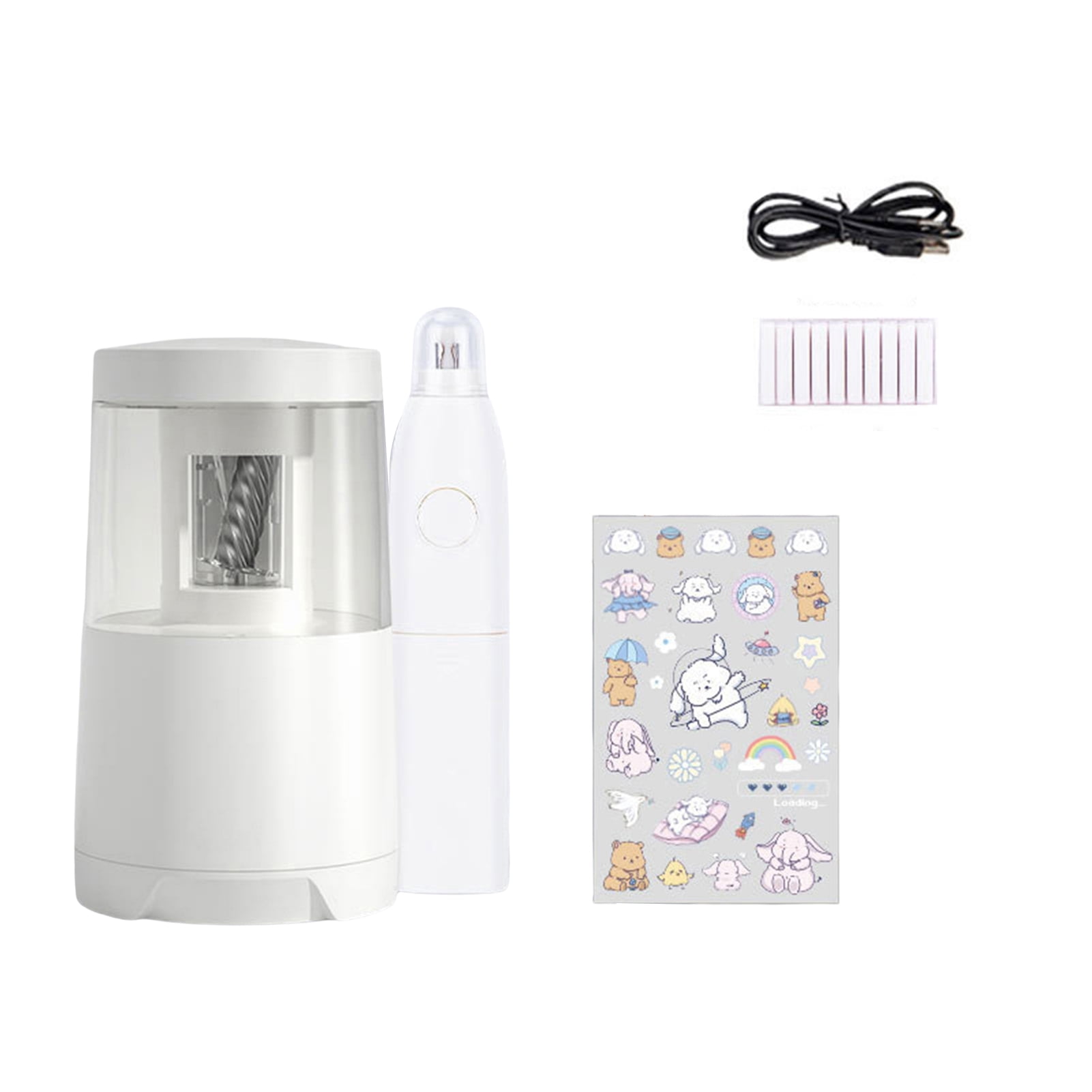 Hesroicy Automatic Electric Colored Pencils Sharpener - Super Sharp ...