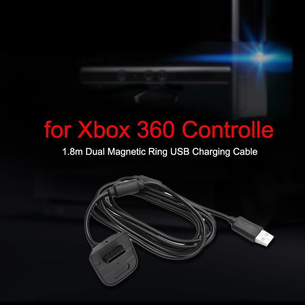 USB Controller Charging Cable Power Supply Cord for XBOX 360 Wireless ...