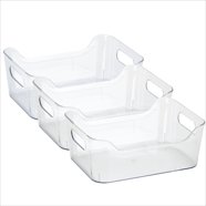 Simplify 5 Pack Multi-Sized Plastic Organizing Storage Basket Set ...