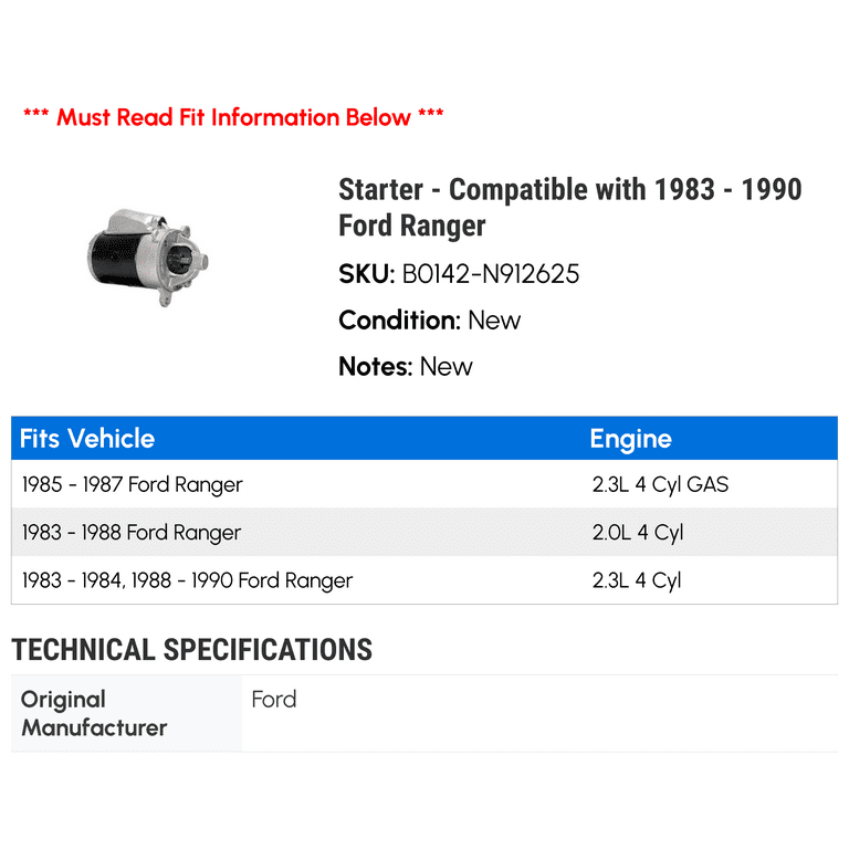 1988 Ford Ranger Engine Diagram