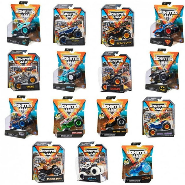 6044941 - TRUCK MONSTER JAM 1:64 SCALE ASSORTED STYLES - Walmart.ca