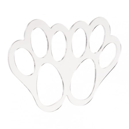 Abbracc Easter Bunny Footprint Stencil Craft Egg Rabbit Track Template ...