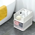 Yirtree Stackable Wardrobe Storage Box, Plastic Drawer Organizer ...