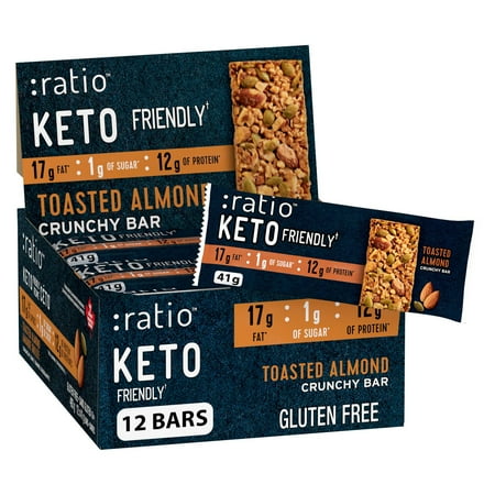 : ratio Gluten Free Toasted Almond Crunchy Bar | Walmart Canada