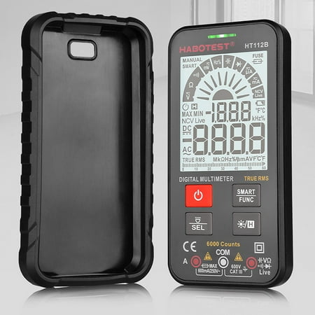 HT112B Digital Display Backlight Multimeter Current Multimeter Tester ...