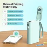 Label Maker Machine with Tape, P21 Bluetooth Label Printer, compact ...