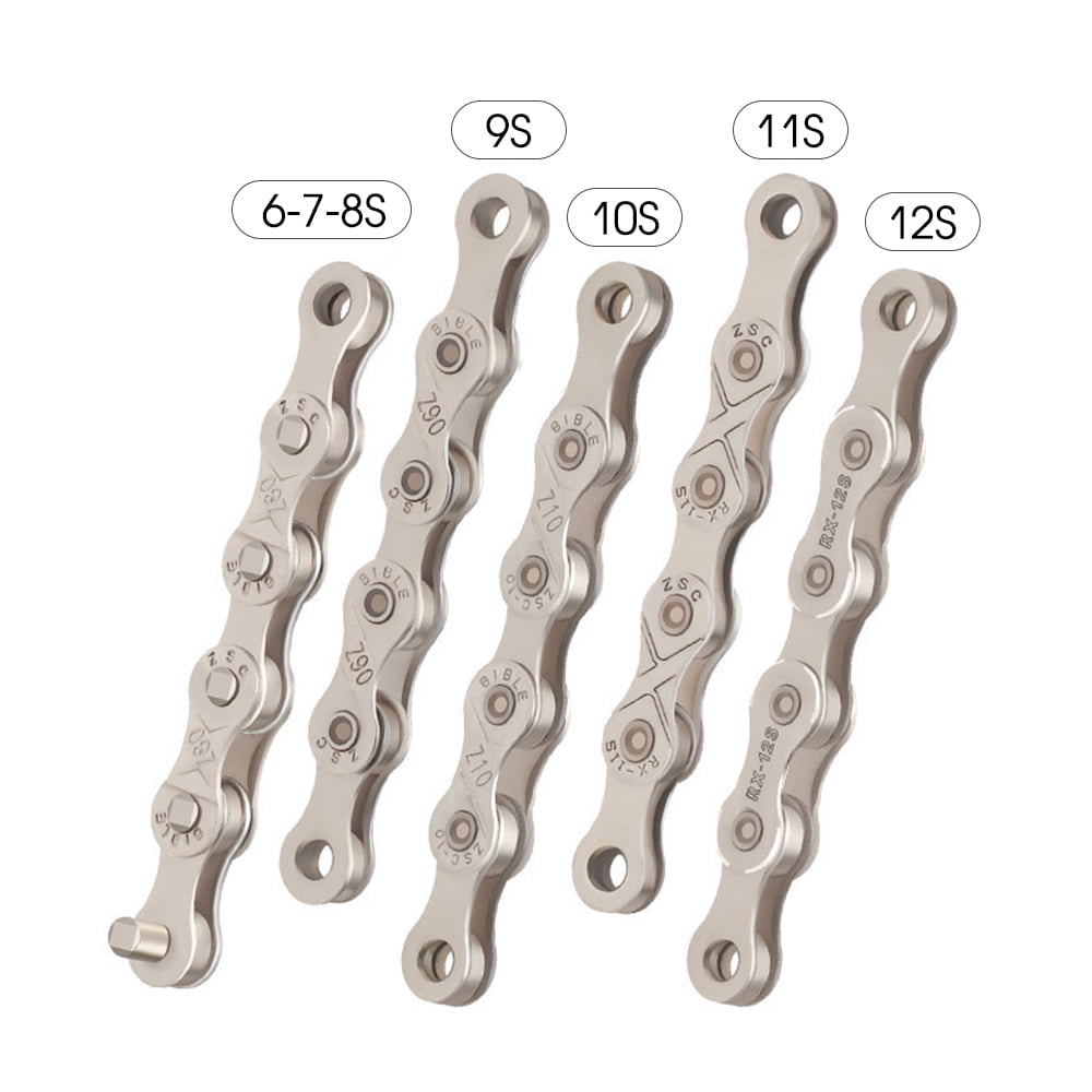Chains 6/7/8/9/10/11/12 Speed Chains 116 Links Mountain Bike Chains - Walmart.ca