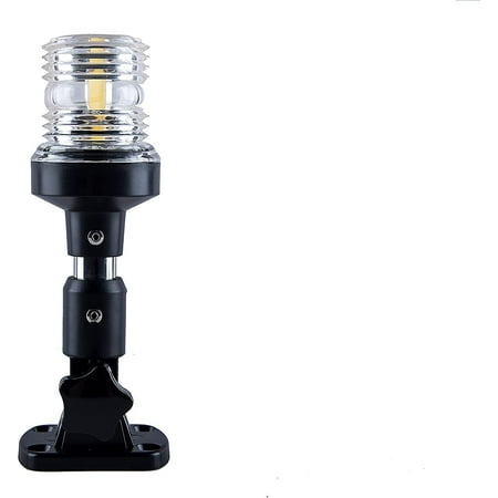 White Led Fold Down Boat Stern Light Boat Anchor Light For Pontoon And ...