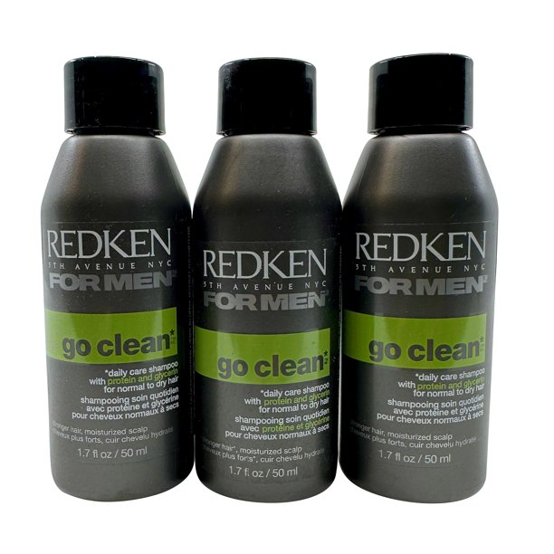 Redken For Men Go Clean Daily Care Shampoo 1.7 OZ Set of 3 - Walmart.ca