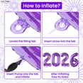 Katchon, Giant Purple 2026 Number Balloons - 42 Inch | Happy New Year ...