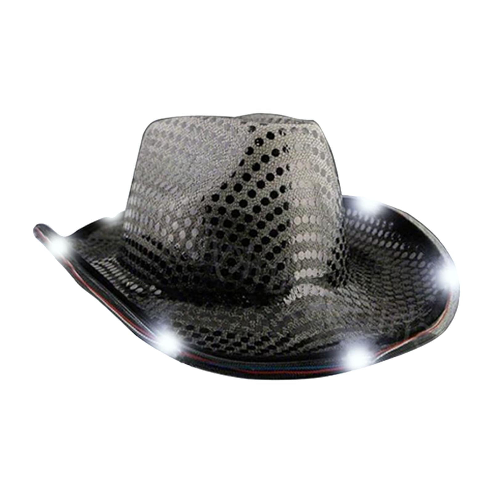 Click here for Lionlar Cowboy Hat Light Up Fancy Dress Fashion Co... prices