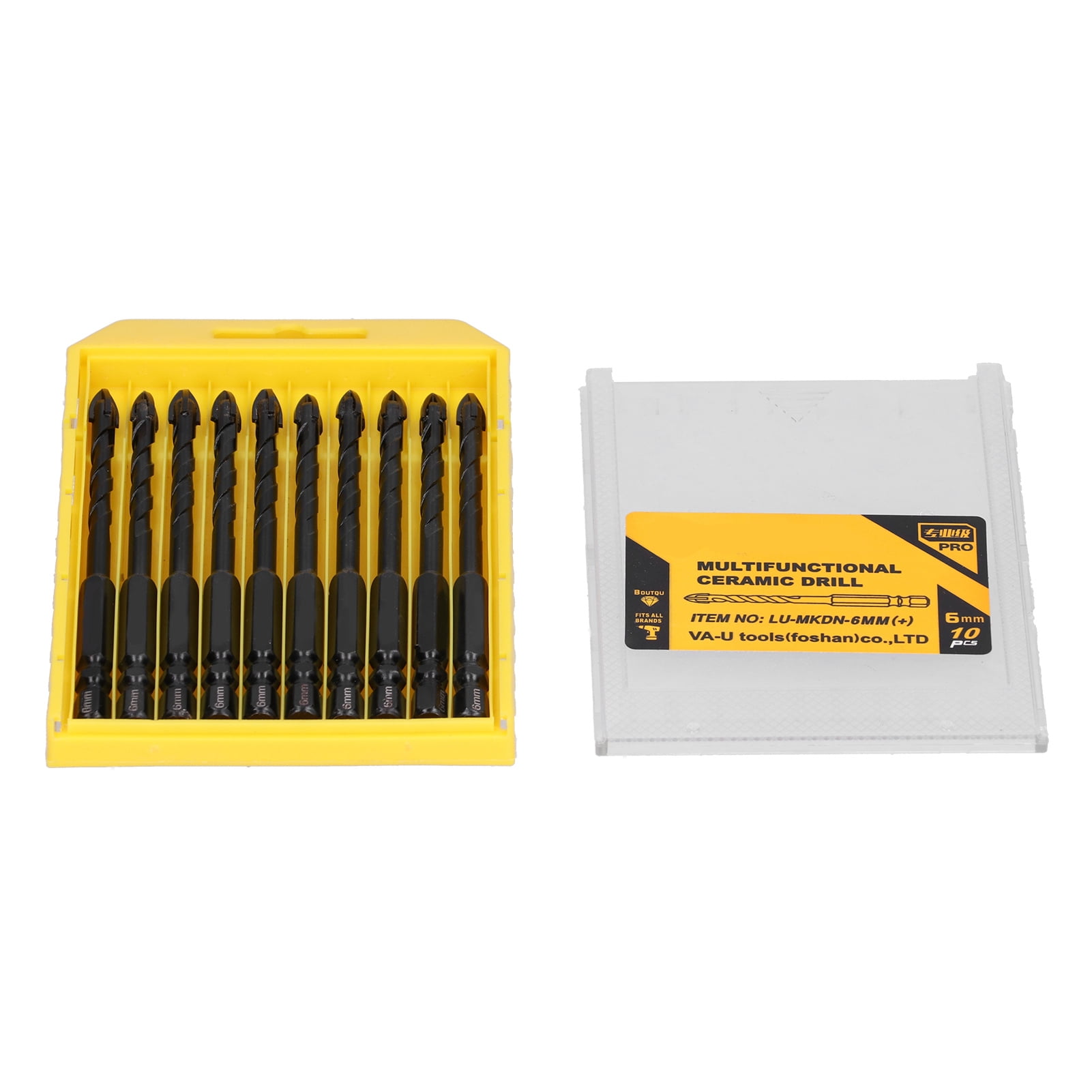 Juego de brocas Bling Bling 10 piezas brocas negras para madera ...