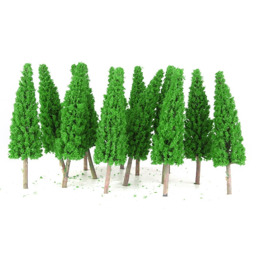 25PCS Jade Metasequoia Tree Model Train Railway Wargame Park Scenery 1: ...