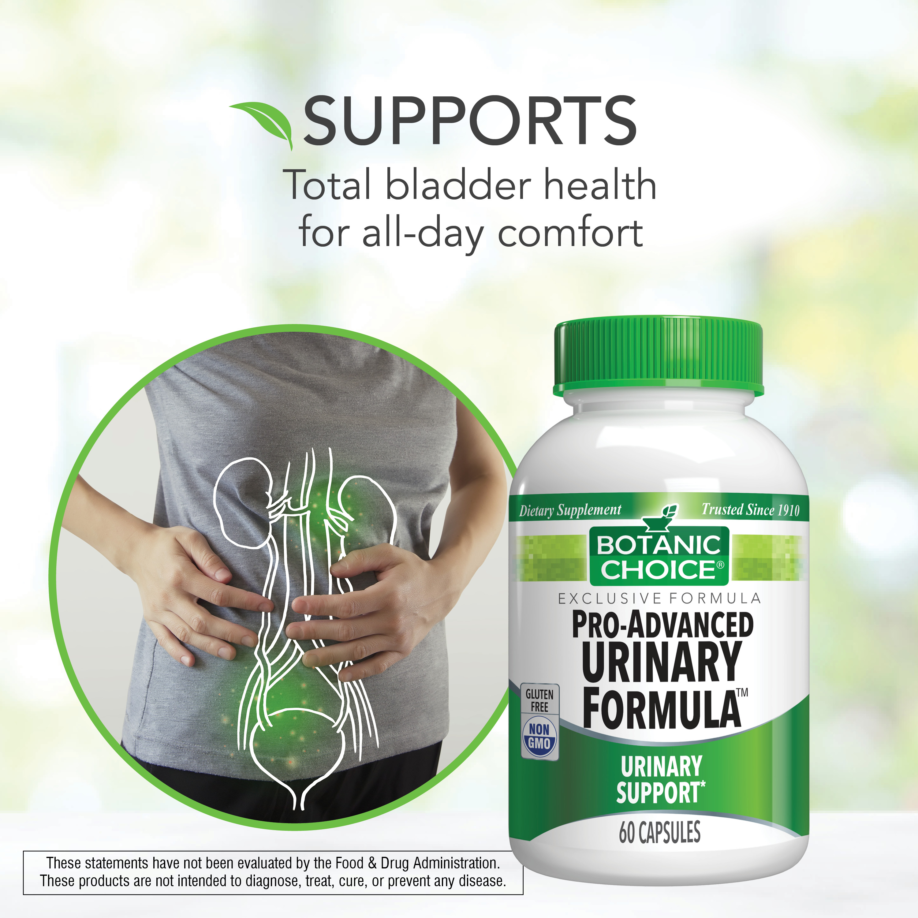 Botanic Choice Pro-Advanced Urinary Formula, 60 Ct – Bladder Support ...