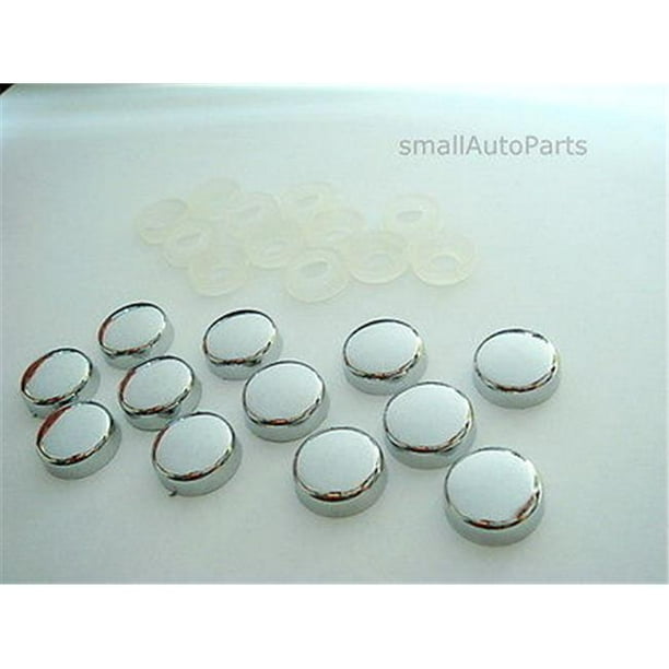 SmallAutoParts Chrome Screw Caps, Set Of 12 - Walmart.com - Walmart.com