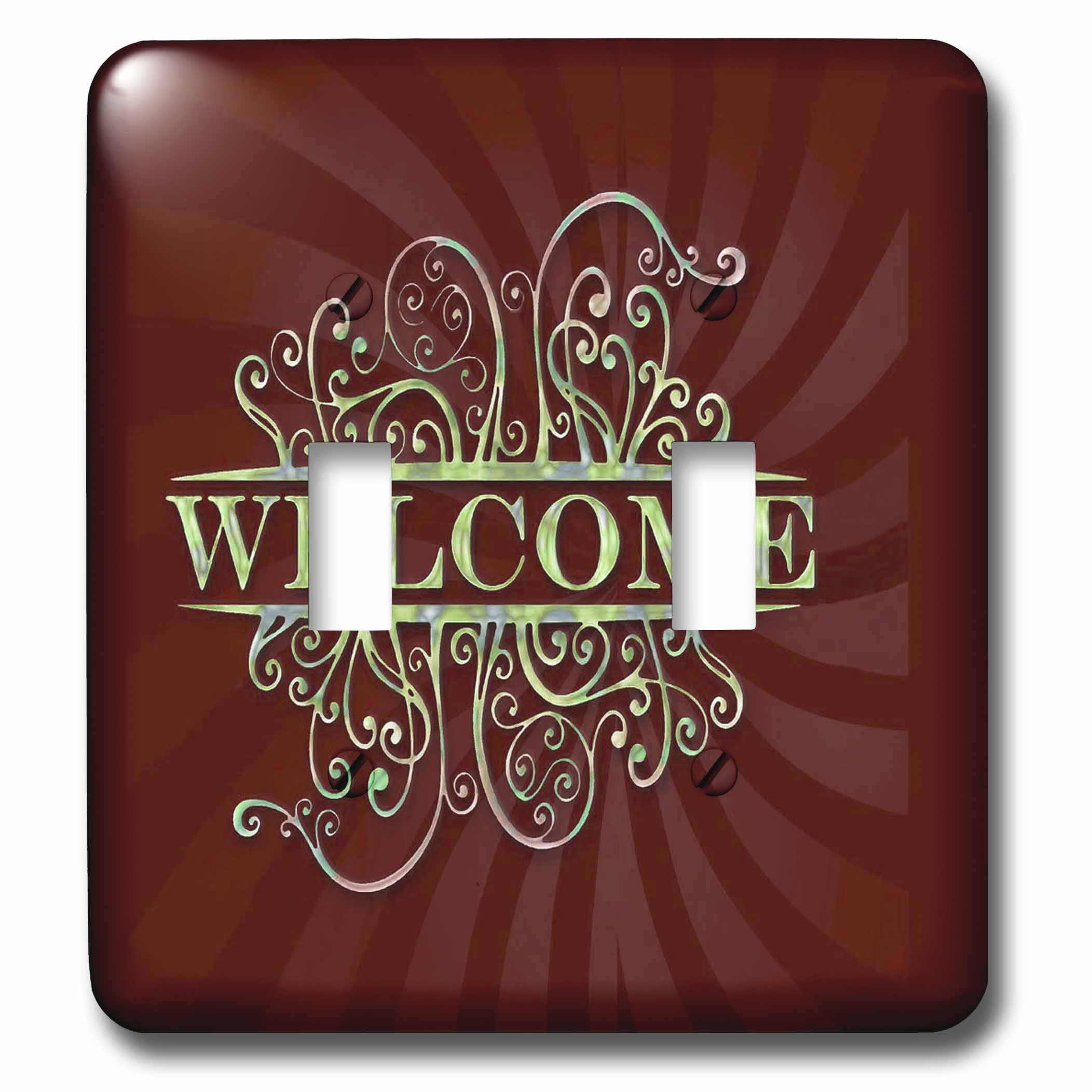 Welcome Home, Red double toggle switch lsp-37094-2 - Walmart.com