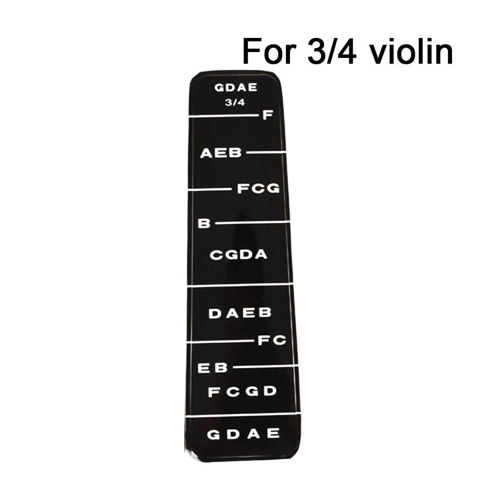 FANJIE 1/8-4/4 Violin Intonation Stickers Fretboard Marker Beginners ...