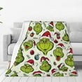 Christmas Grinch 2 Blanket Super Soft Throw Blanket Lightweight Blanket ...