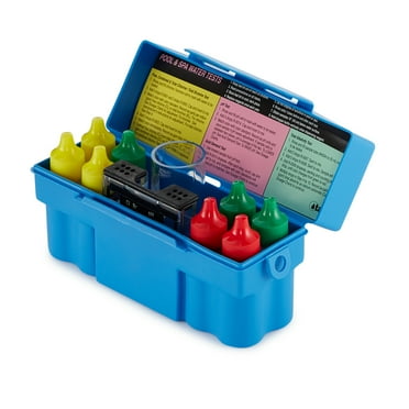 HTH 6-way Pool Test Kit, Test for Chlorine, Bromine, pH, Alkalinity ...
